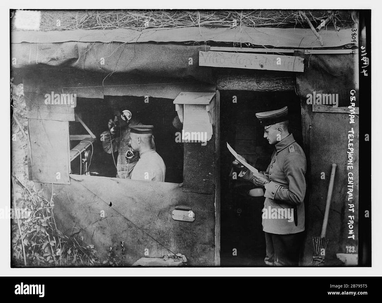 German Telephone Central at front Stock Photo - Alamy