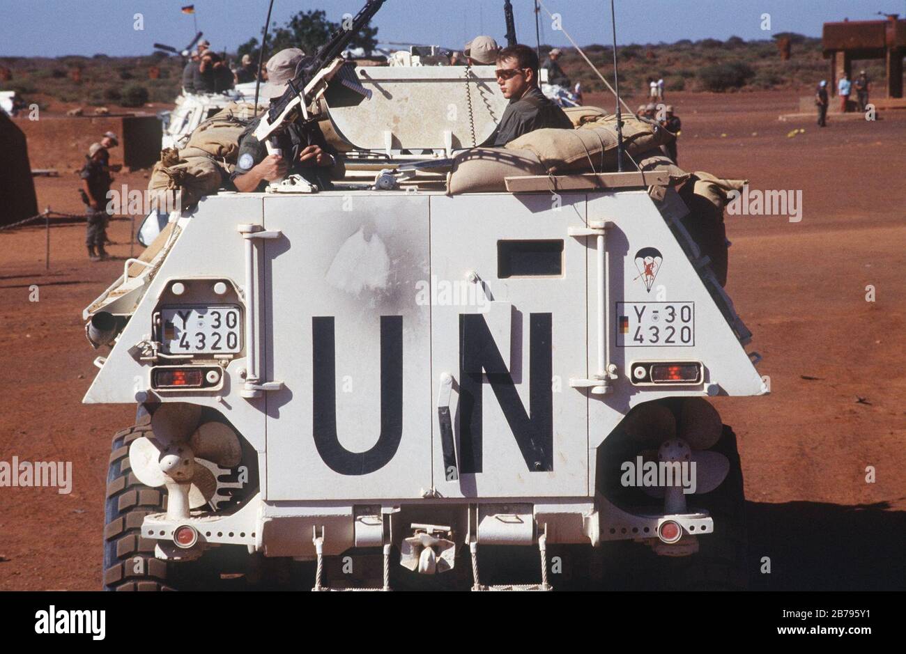 German UN Soldiers during UNOSOM II 1993 Stock Photo - Alamy