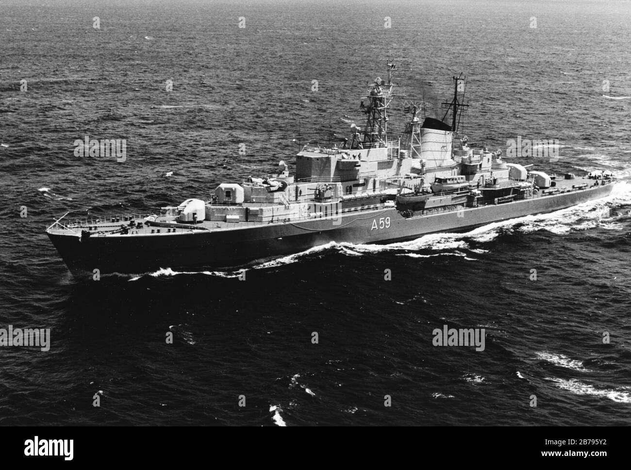 German training ship Deutschland (A59) underway off Hawaii on 5 June ...