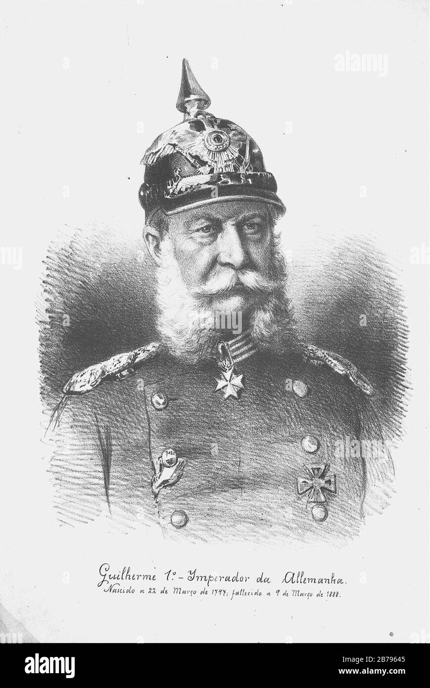 German Wilhelm I Stock Photo - Alamy