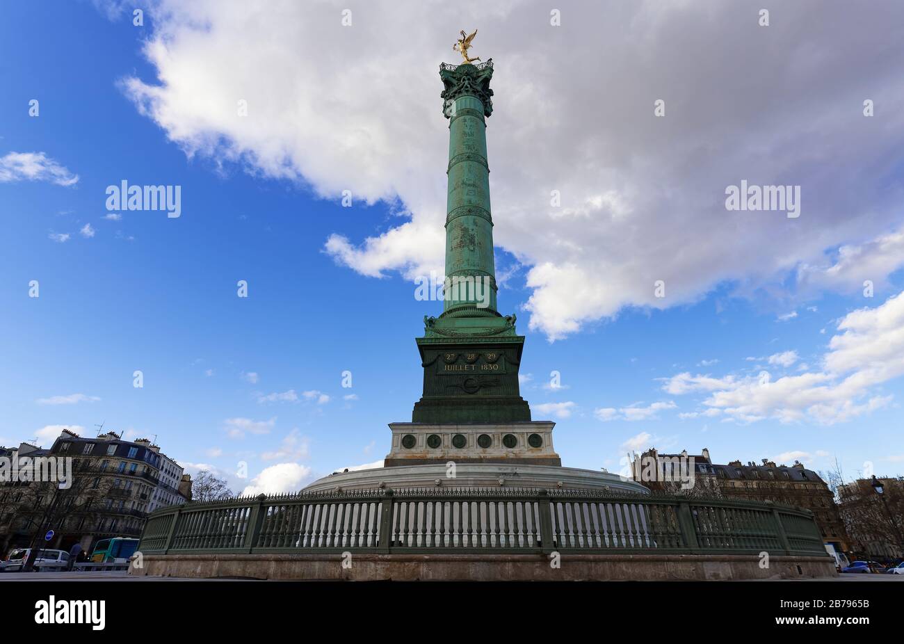 The July Column on Bastille square in Paris, France Stock Photo - Alamy