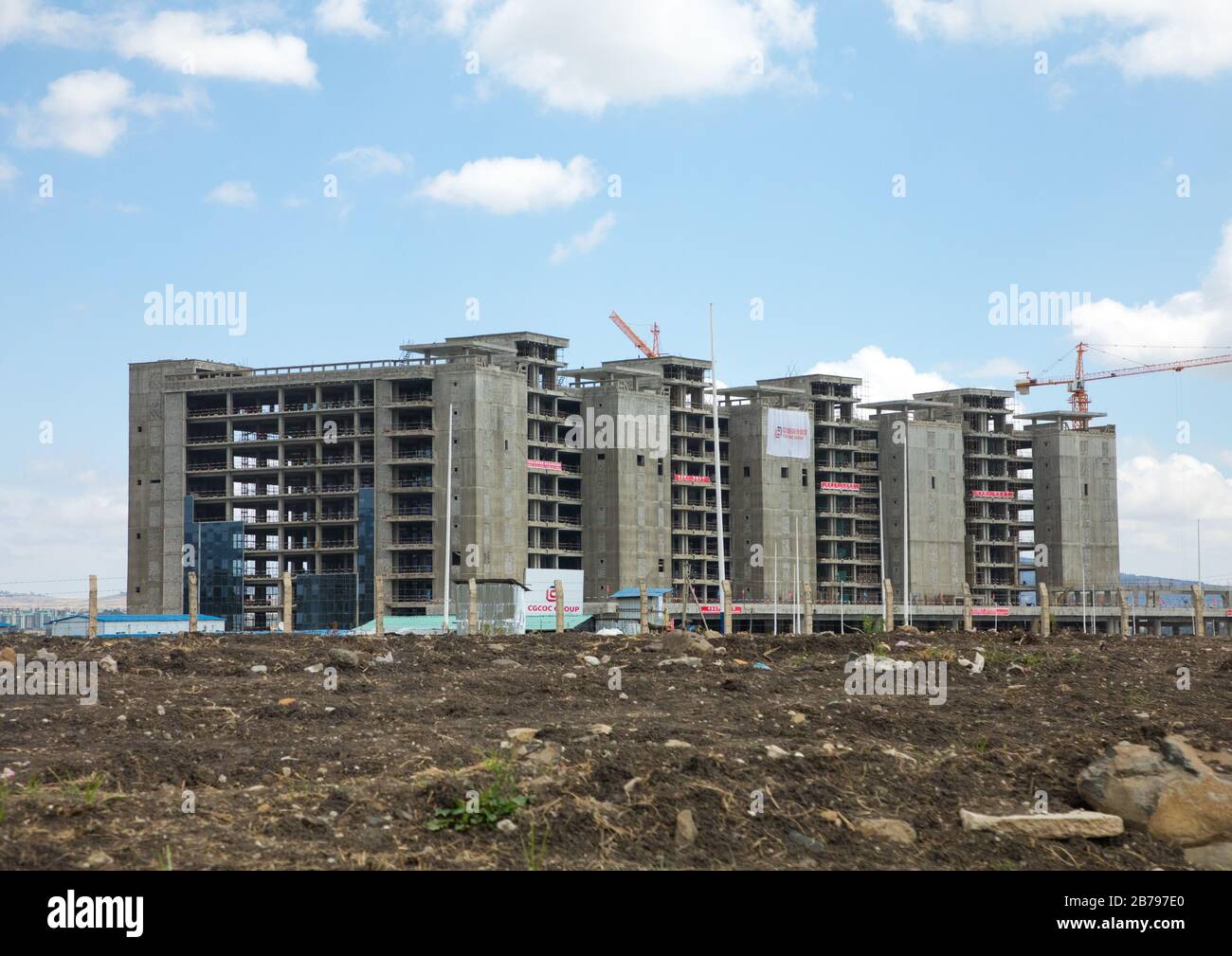 Addis ababa construction hi-res stock photography and images - Alamy