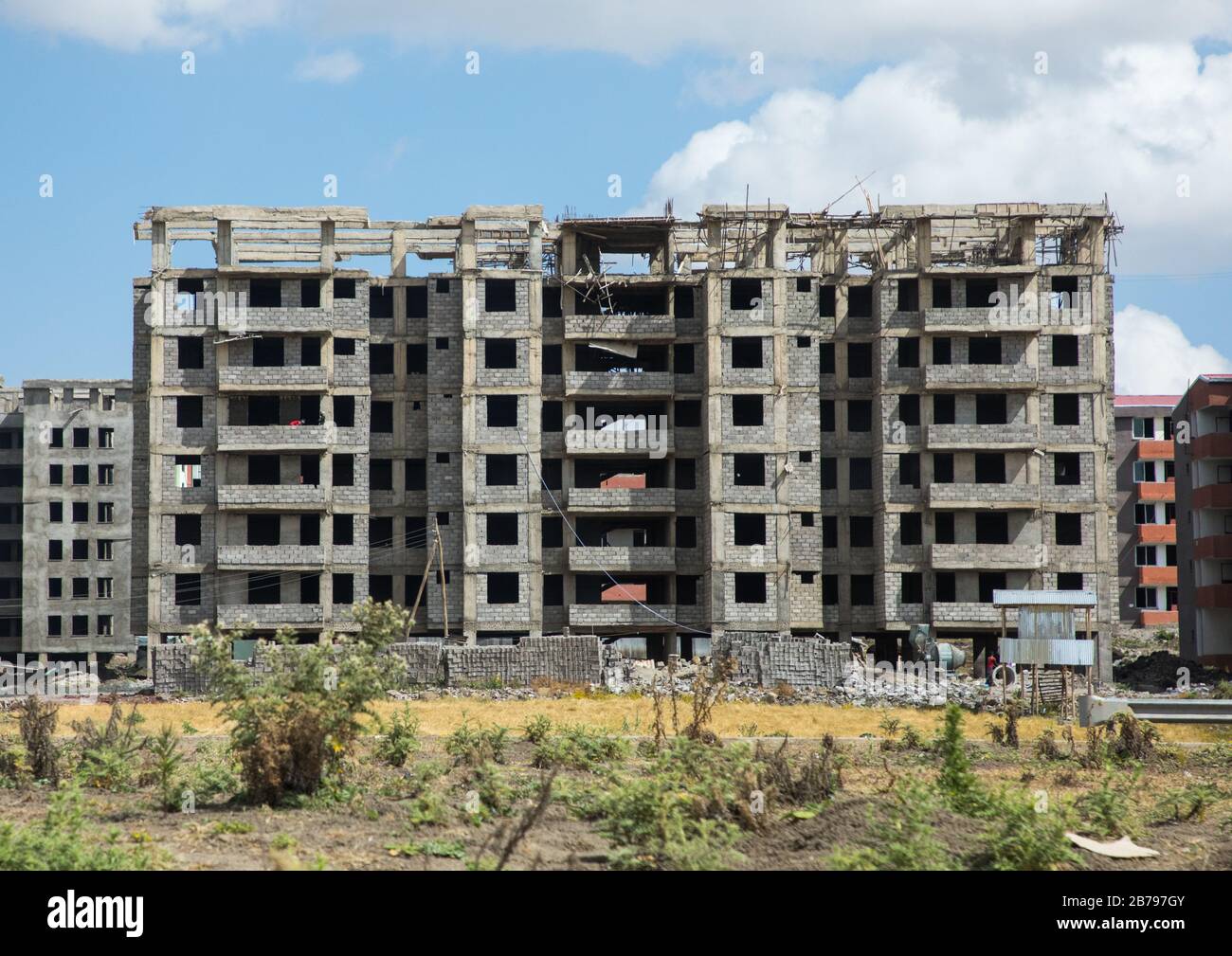 Addis ababa construction hi-res stock photography and images - Alamy