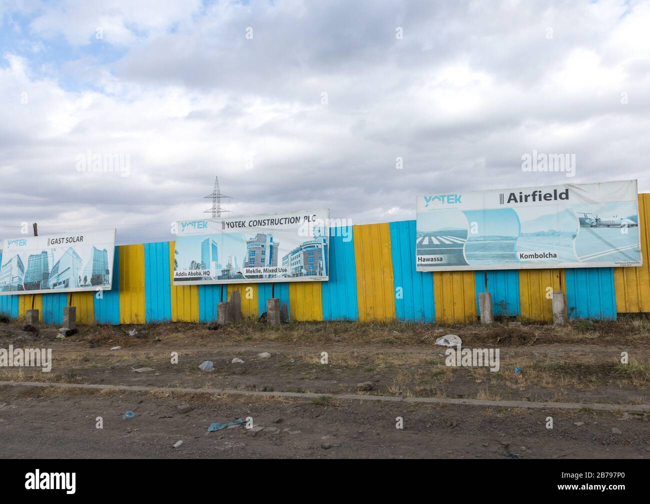 Billboards for construction projects, Addis Ababa Region, Addis Ababa ...
