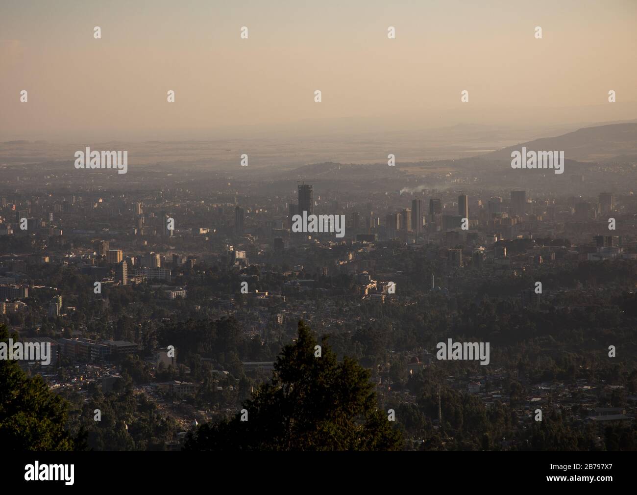 Addis ababa city landscape hi-res stock photography and images - Alamy