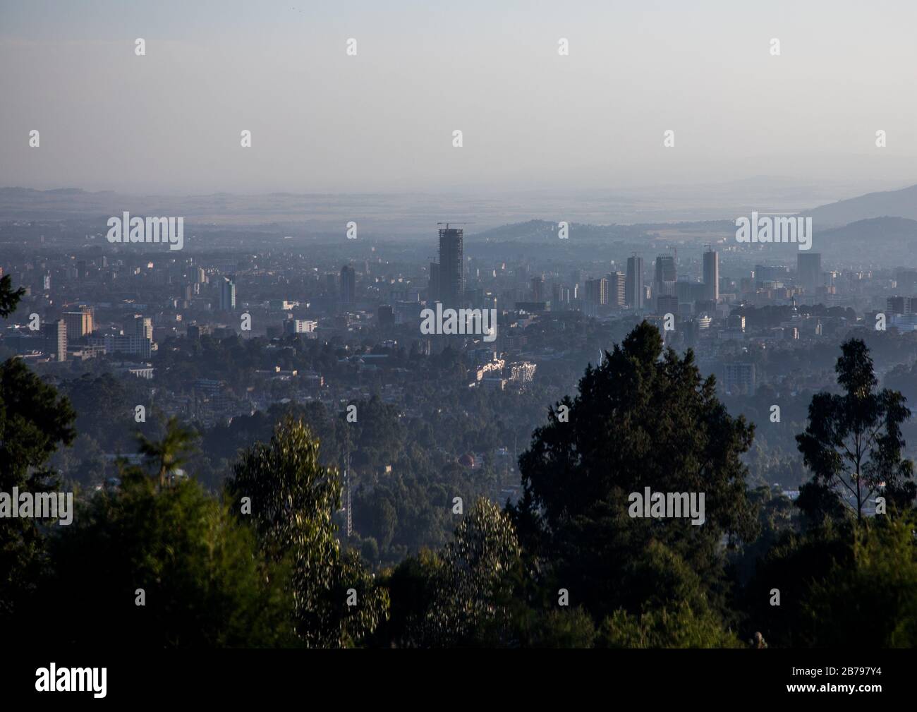 Addis ababa city landscape hi-res stock photography and images - Alamy