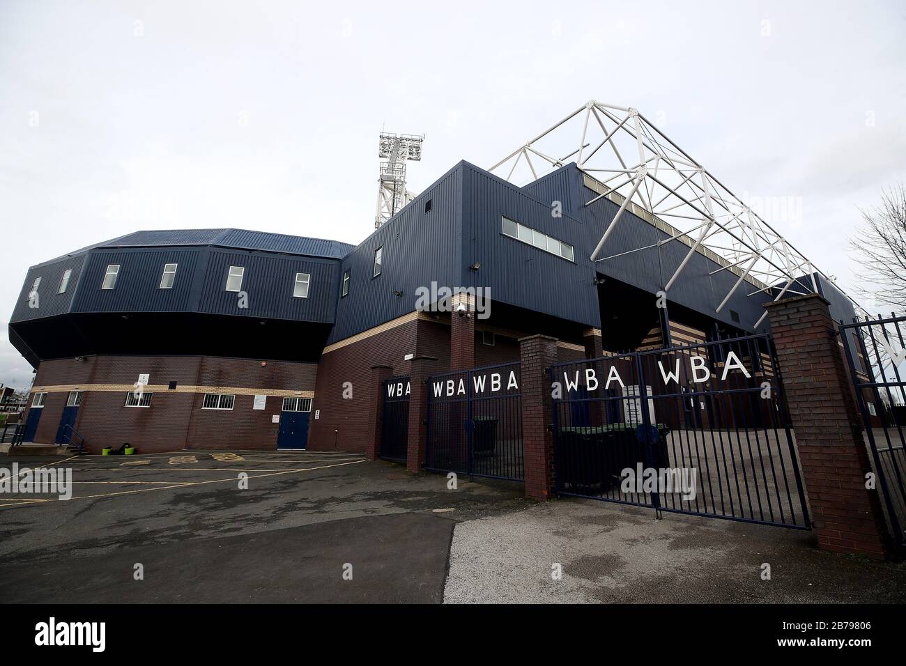 A general view of the stadium outside The Hawthorns, home of West ...