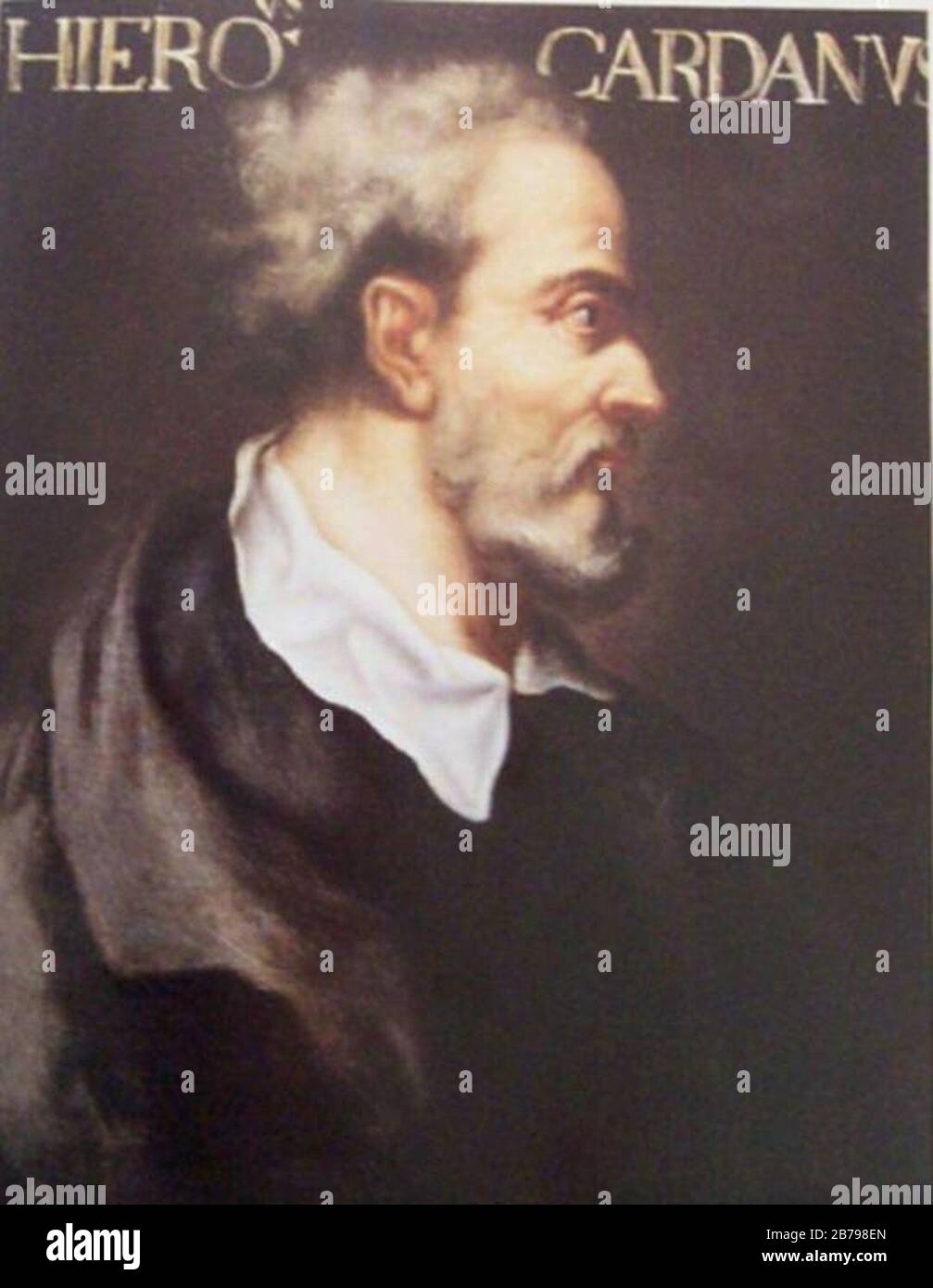 Gerolamo Cardano (colour Stock Photo - Alamy