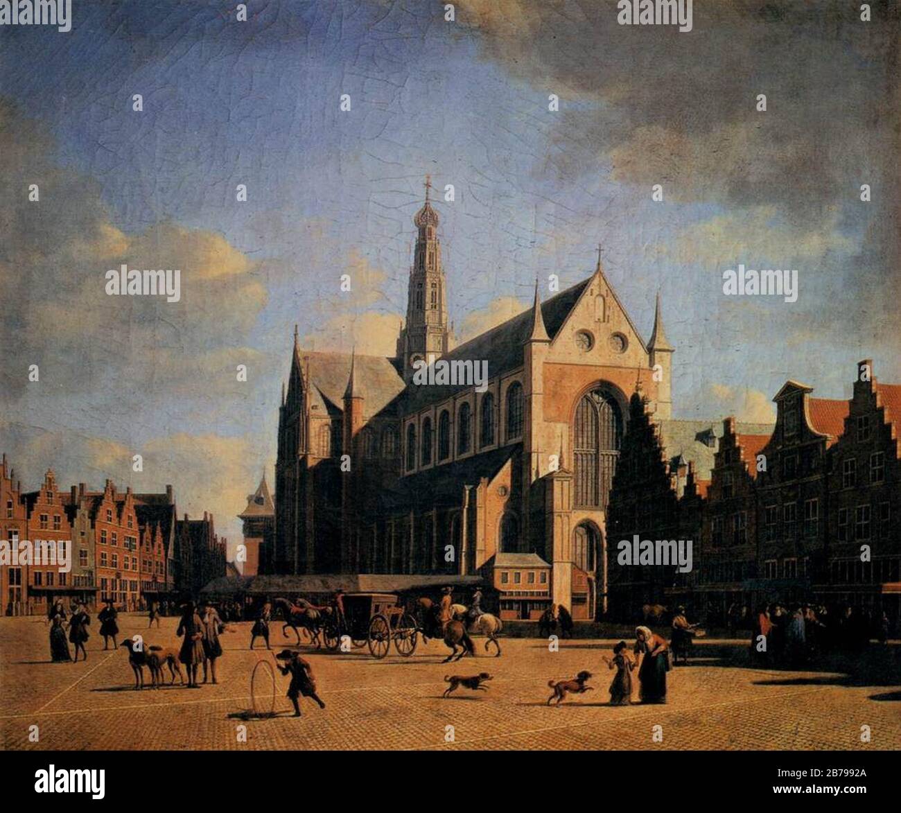 The great market in haarlem hi-res stock photography and images - Alamy