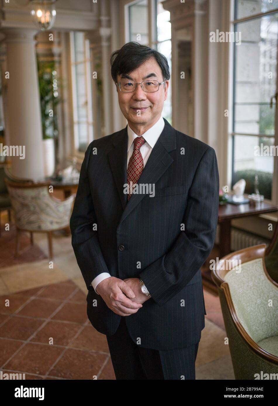14 March 2020, Hessen, Frankfurt/Main: The Japanese immunologist Shimon ...