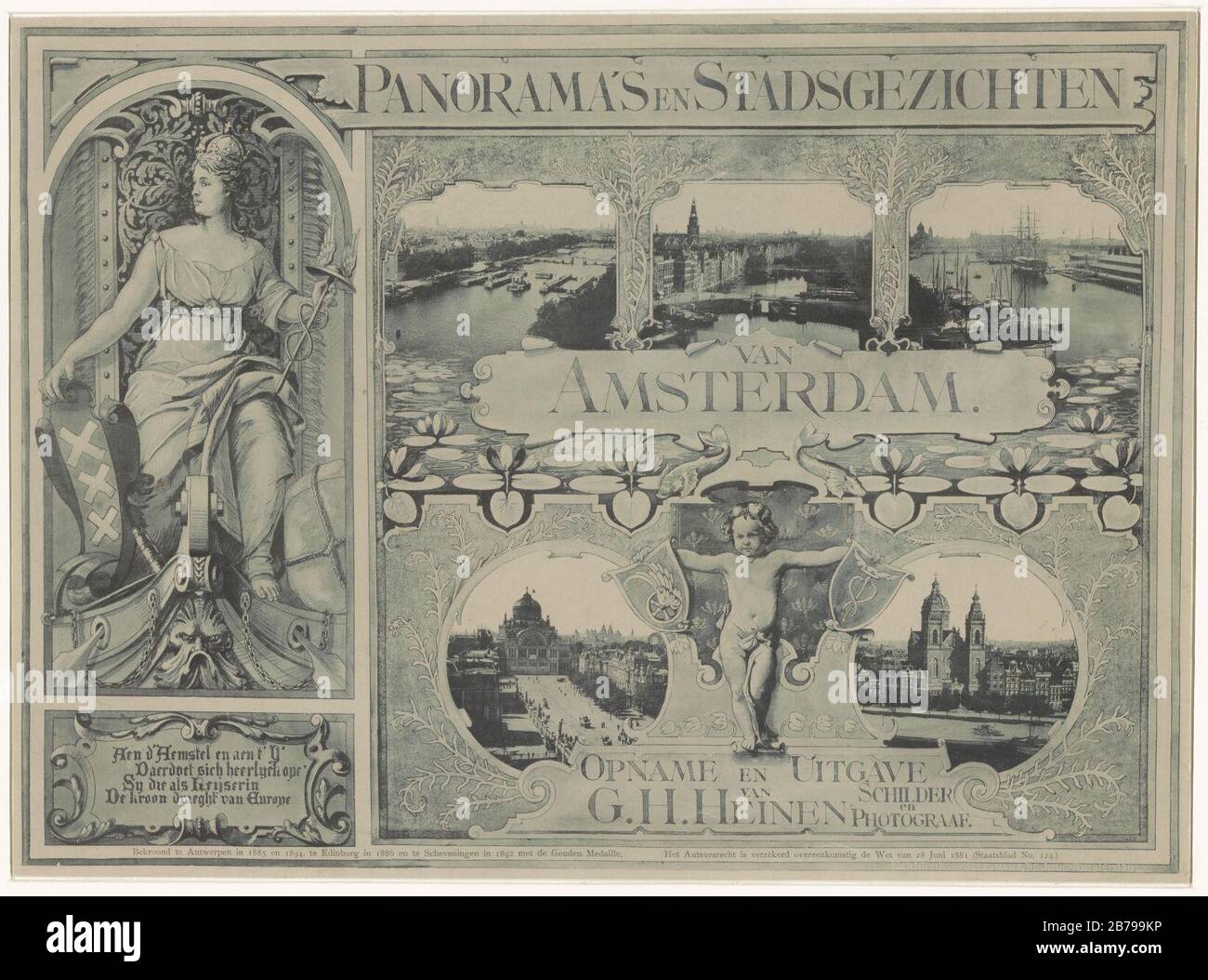 Gerrit Hendrik Heinen (1851-1930), Afb ANWQ00359000001 Stock Photo - Alamy