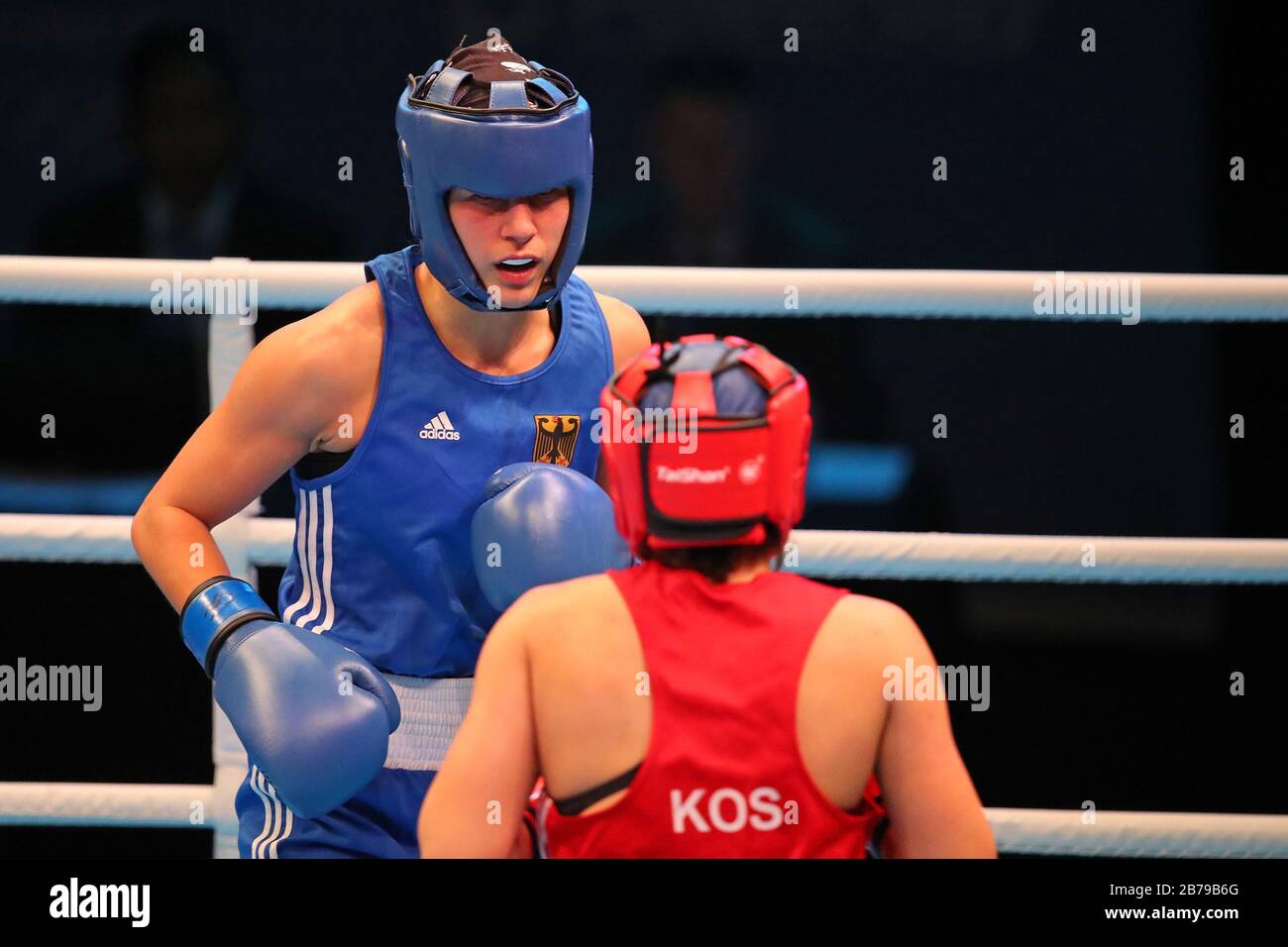 The Copperbox, Stratford, London, UK. 14th March 2020. Maya Kleinhans ...