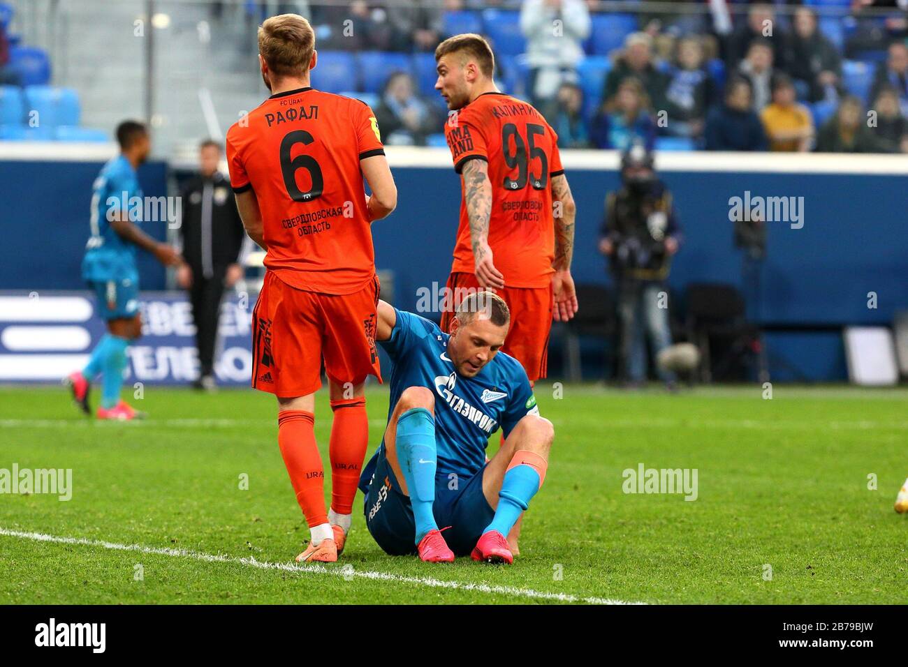 Russian Federation. Saint-Petersburg. Gazprom-Arena. Football. Russian ...