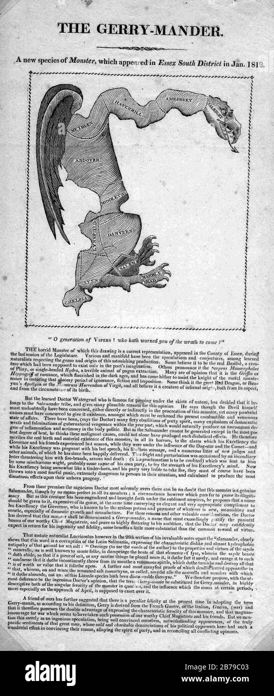 The gerry mander hi-res stock photography and images - Alamy