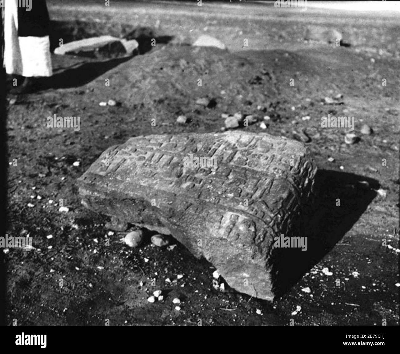 Gertrude Bell. Tell Ahmar Hittite inscriptions (J 124 Stock Photo - Alamy