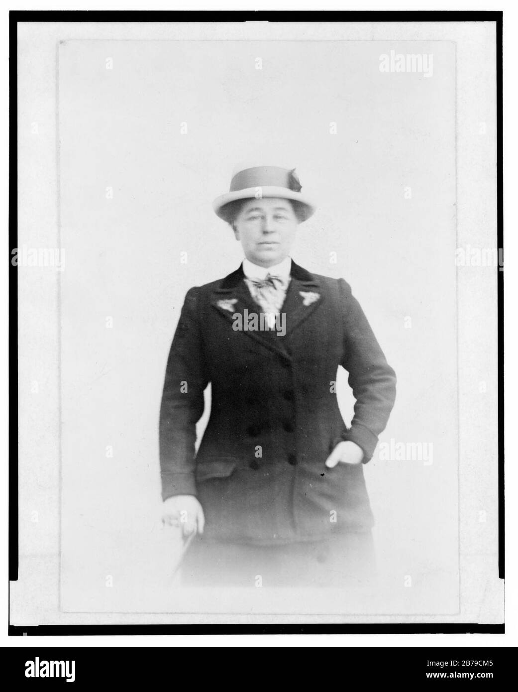 Gertrude Grantham, three-quarter length portrait, facing front Stock ...