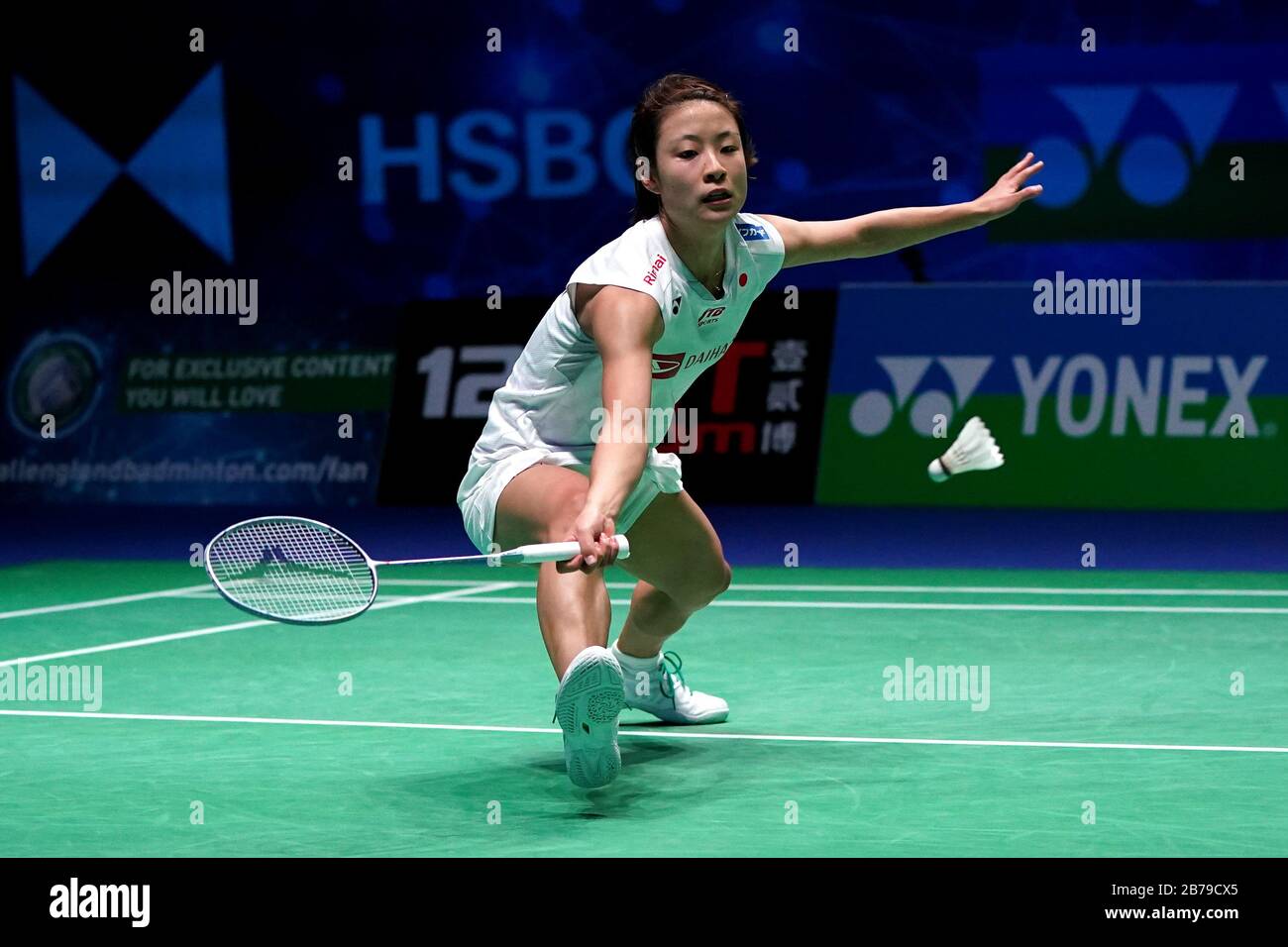 Japan's Nozomi Okuhara in action the the Women's singles semi final ...