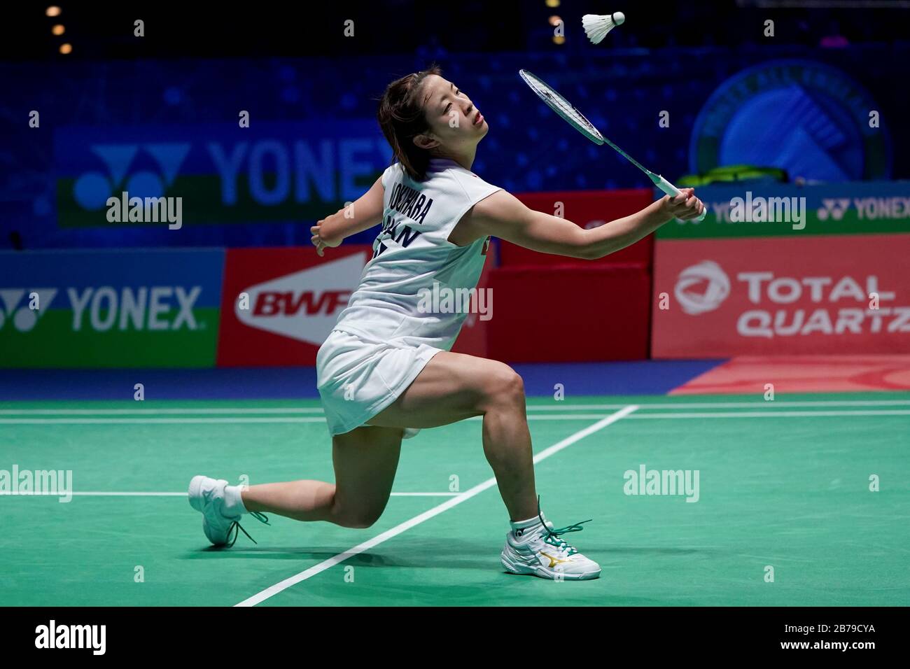 Japan's Nozomi Okuhara in action the the Women's singles semi final ...