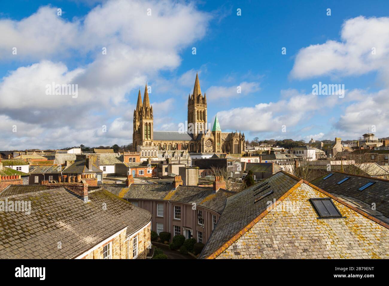 Truro Cathedral Cornwall Stock Photo - Alamy