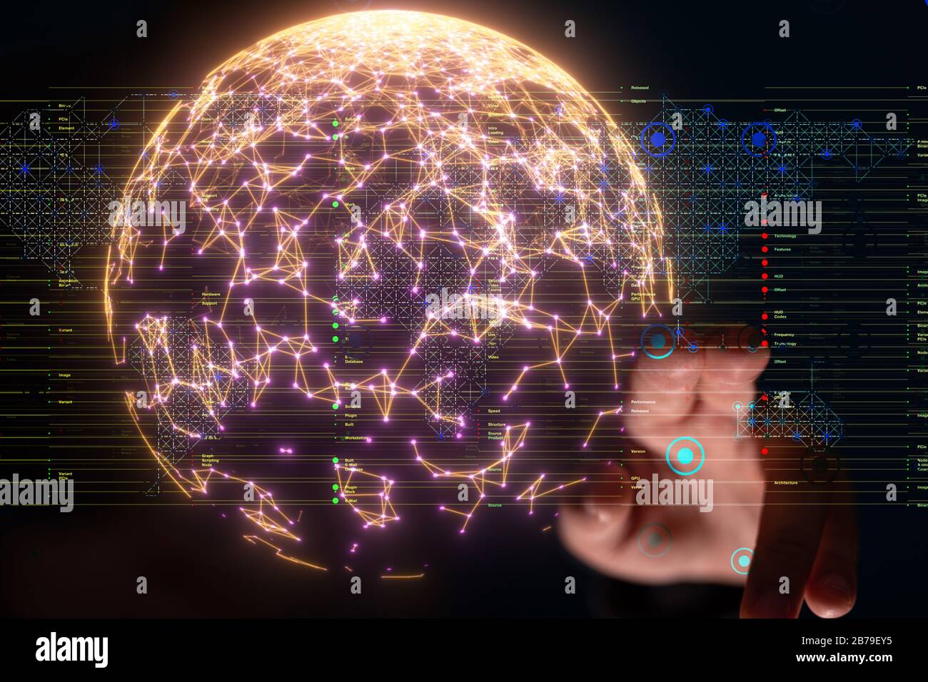 A Software, web development, programming concept. Abstract Programming Stock Photo - Alamy