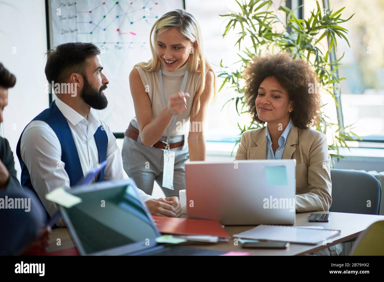 business team people communicating at corporate group briefing Stock ...
