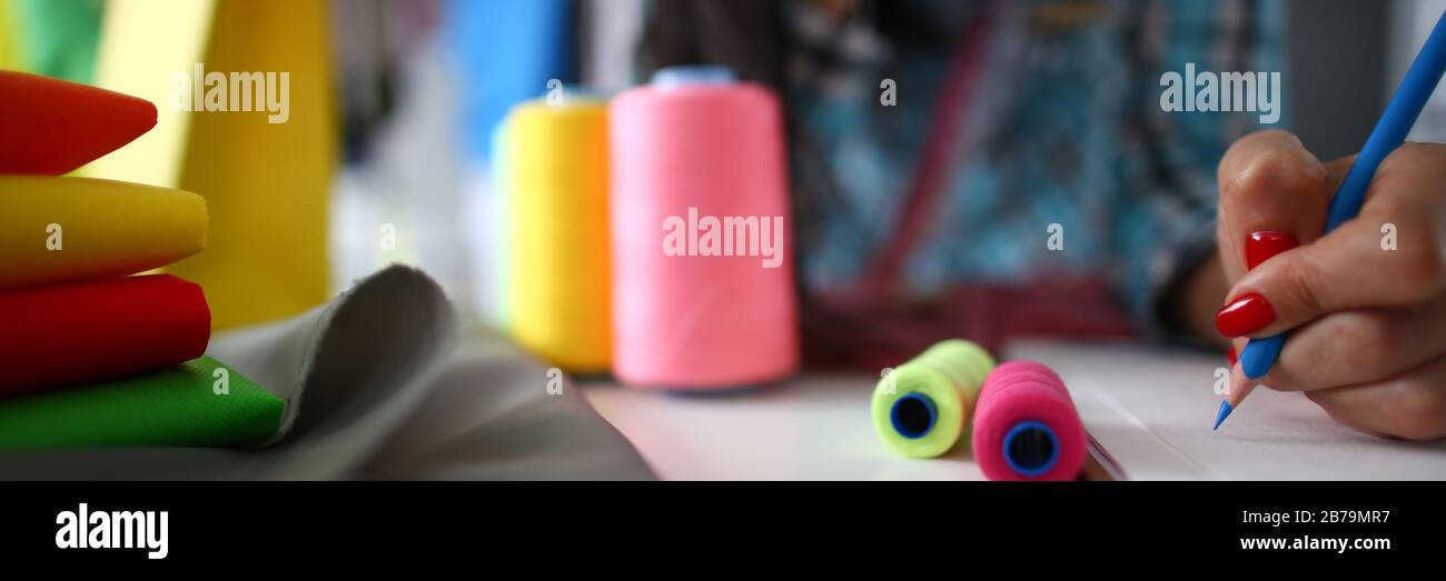 Tailor workspace hi-res stock photography and images - Alamy