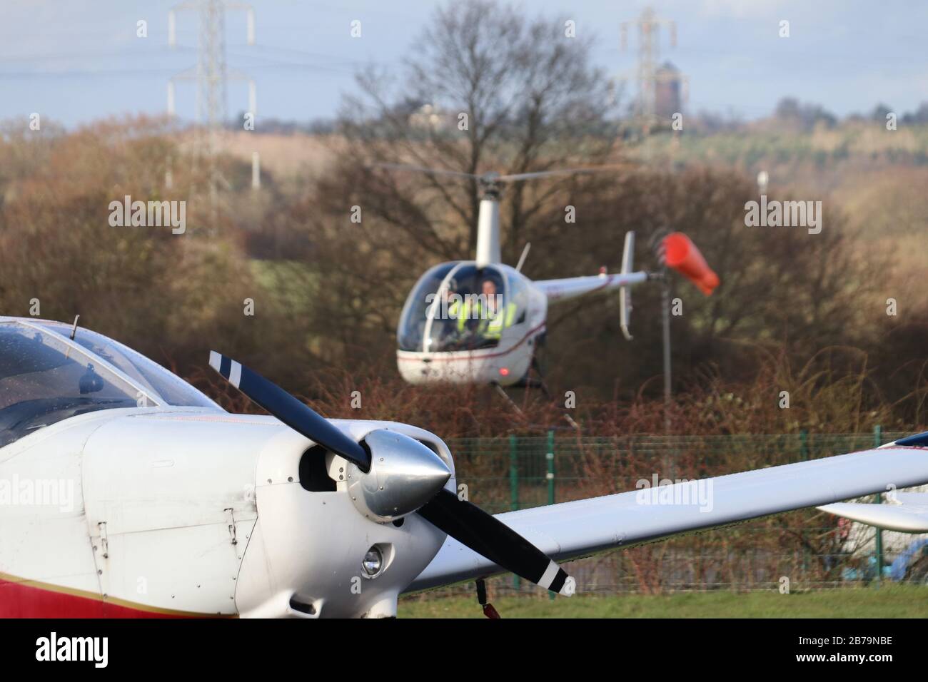 Elstree flying school hi-res stock photography and images - Alamy