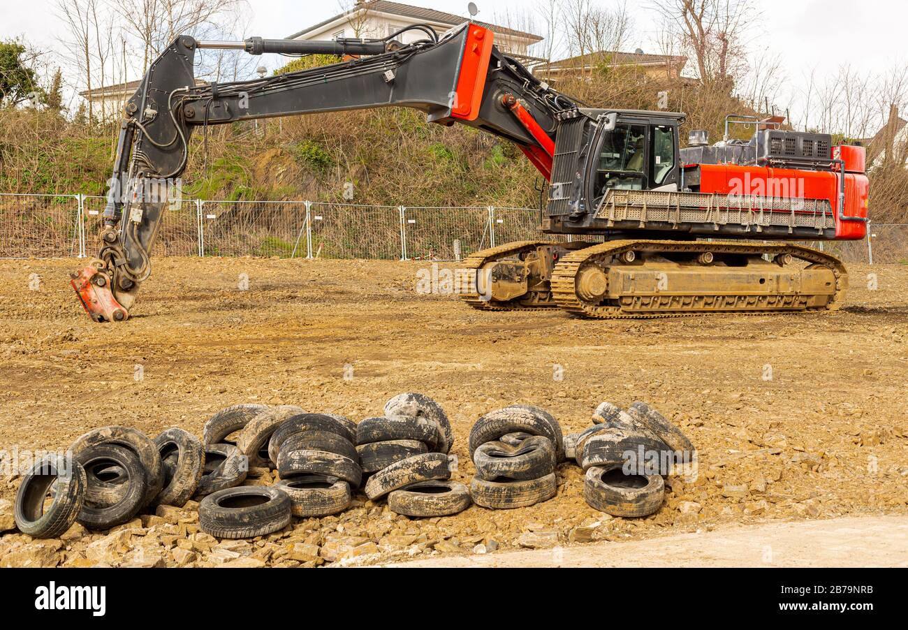 Empty building site hi-res stock photography and images - Alamy