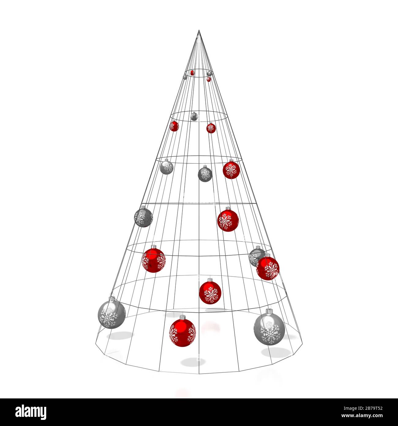 Square christmas card silver Cut Out Stock Images & Pictures - Alamy