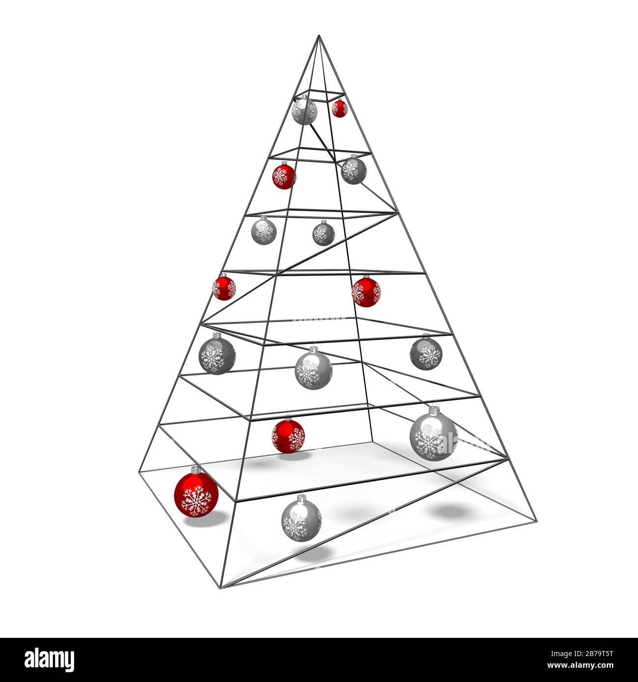 Triangular tree Cut Out Stock Images & Pictures - Alamy