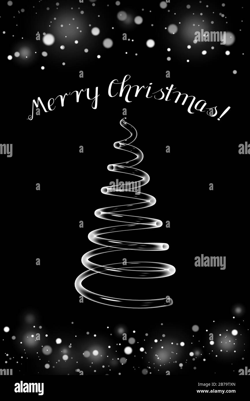 Merry christmas graphics Black and White Stock Photos & Images - Alamy