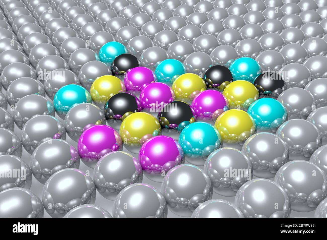 Cmyk dots hi-res stock photography and images - Alamy