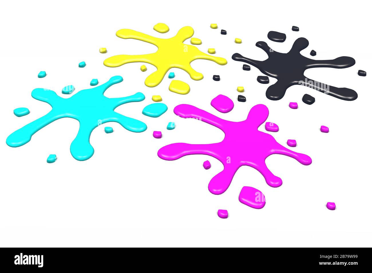 Cmyk painting hi-res stock photography and images - Alamy