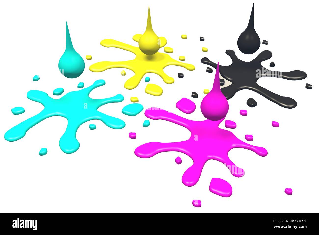 Ink blot cut out hi-res stock photography and images - Alamy