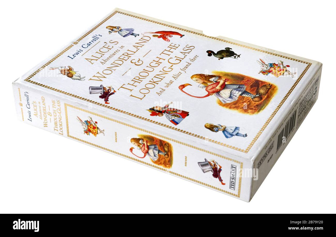 Alice through the looking glass book hi-res stock photography and ...
