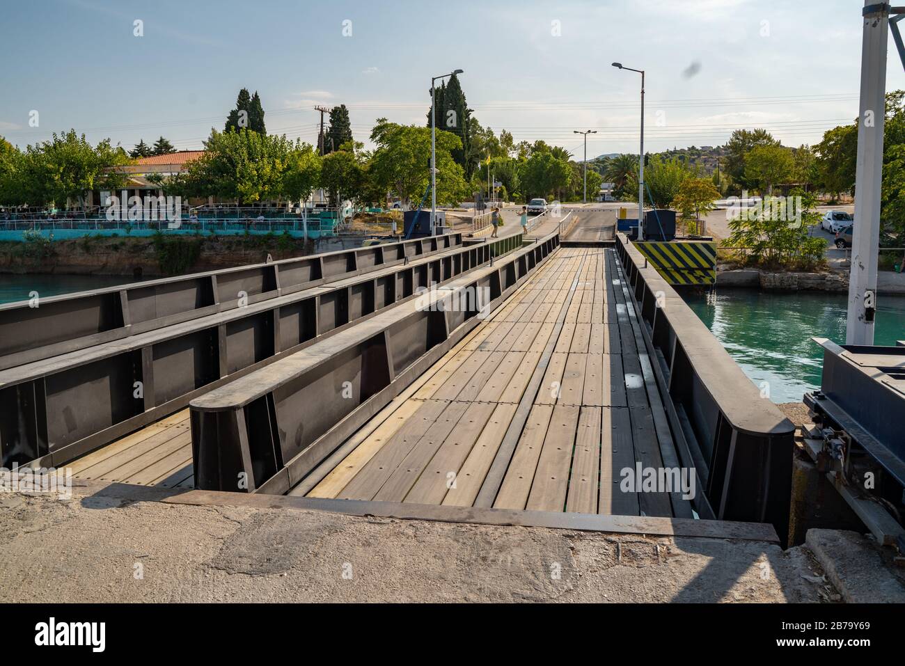 Ship traffic in corinth canal hi-res stock photography and images - Alamy