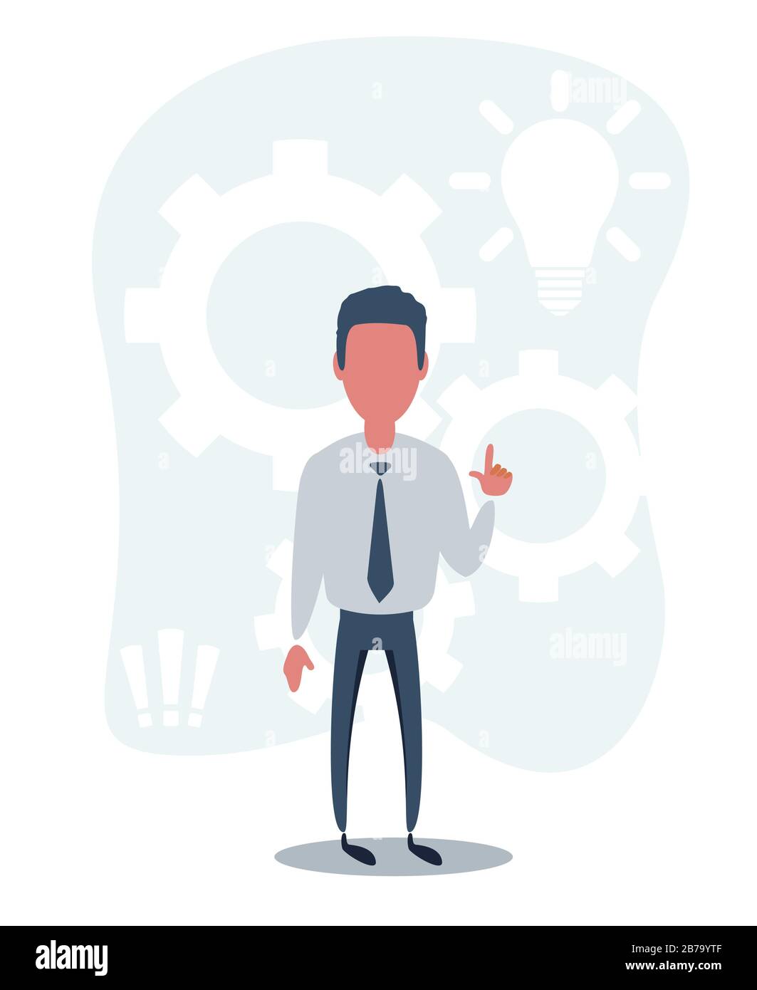 Full length view business Stock Vector Images - Alamy