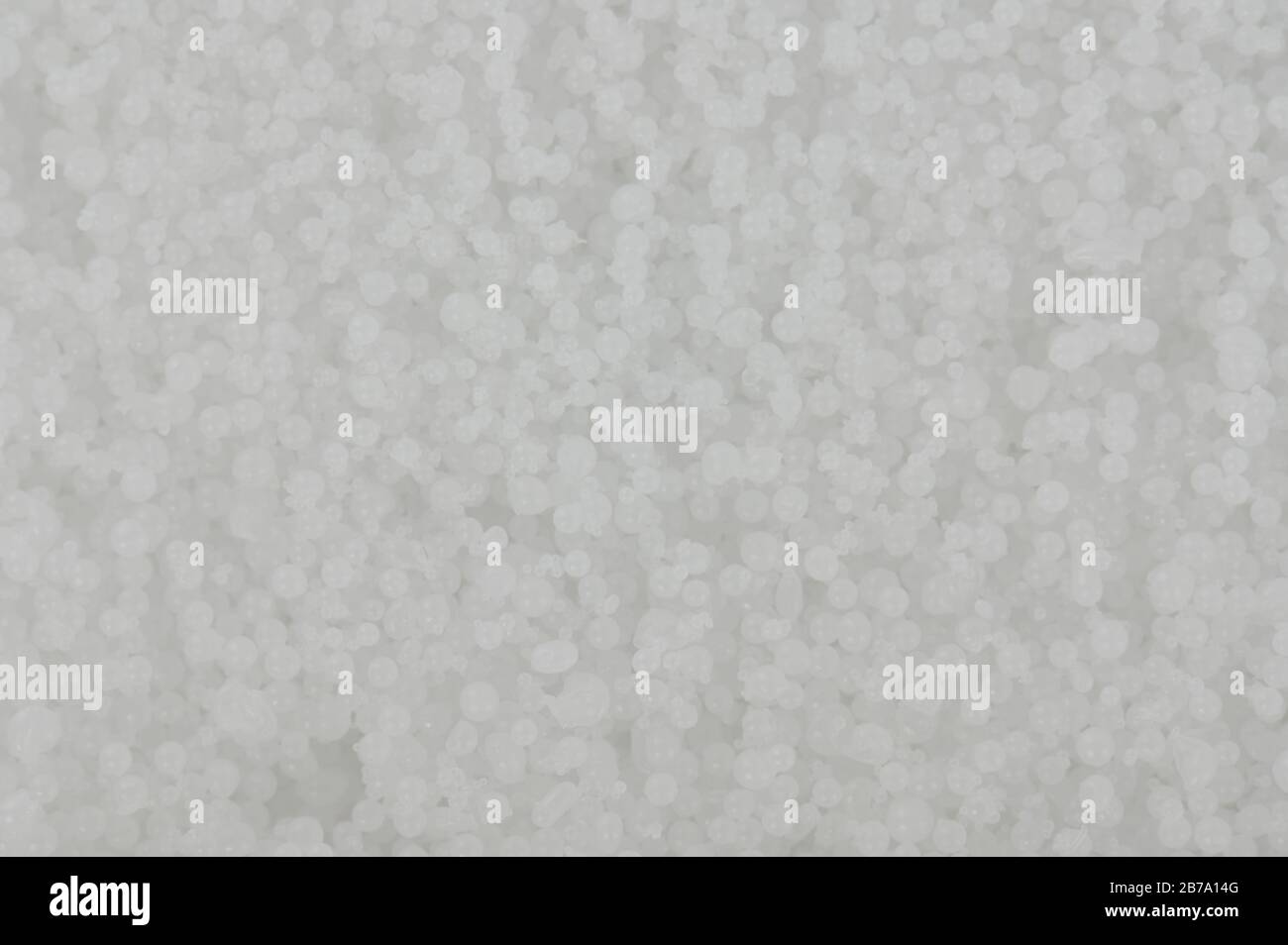 White small balls background. Texture of polystyrene granules Stock ...