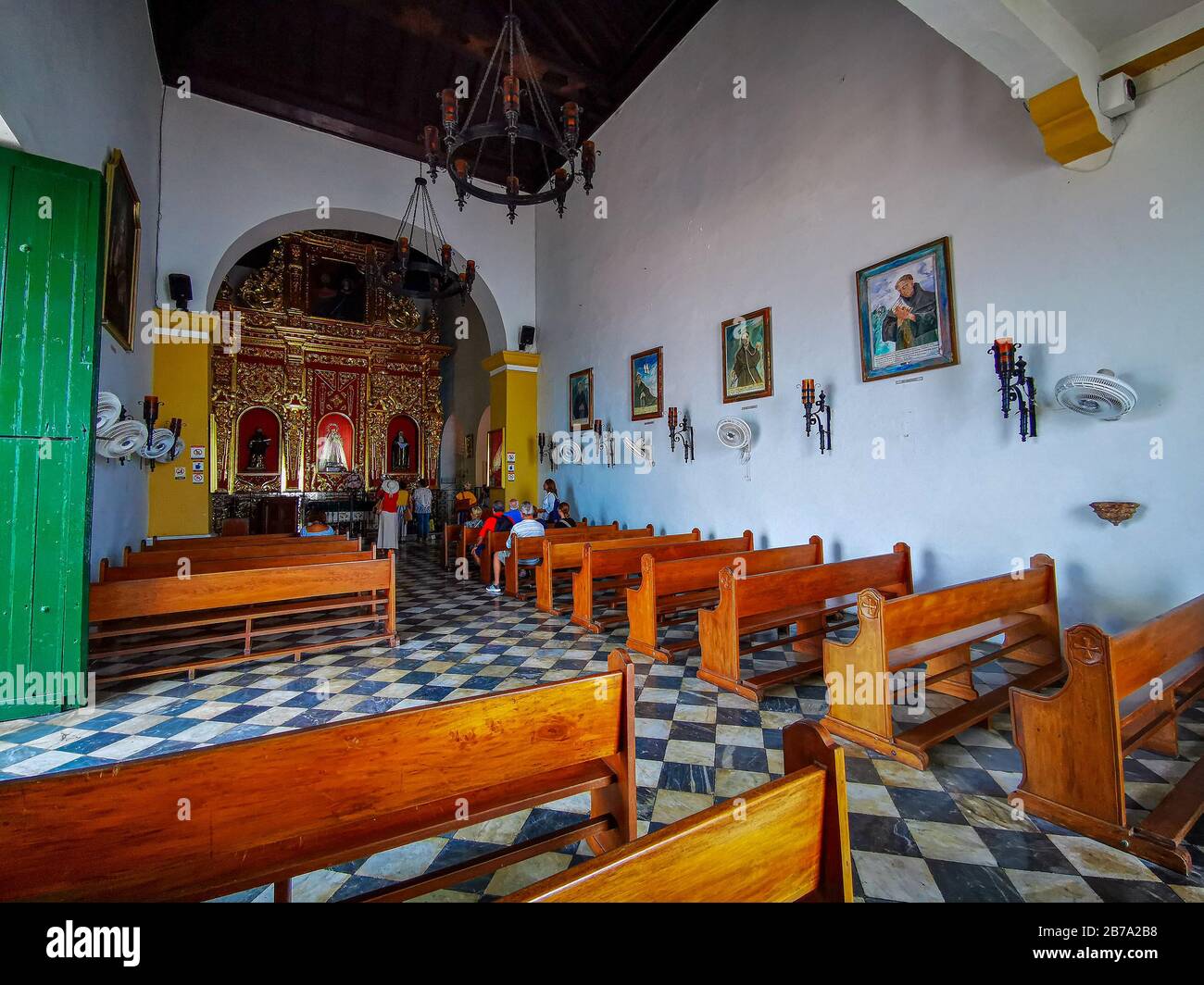 Convento de la Popa, Cartagena, Colombia. Spanish, fortification Stock ...