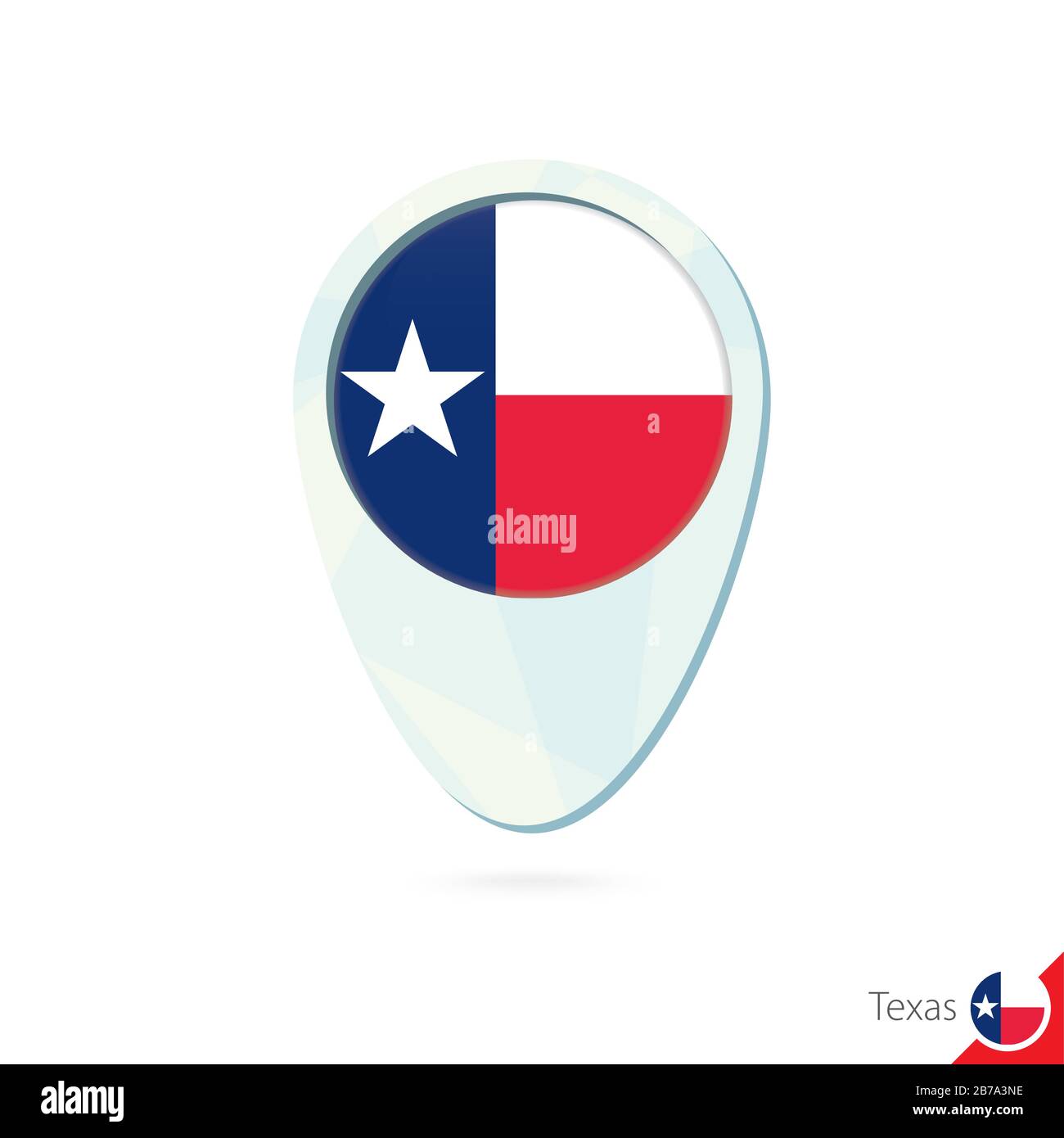 Map of america texas pin hi-res stock photography and images - Alamy