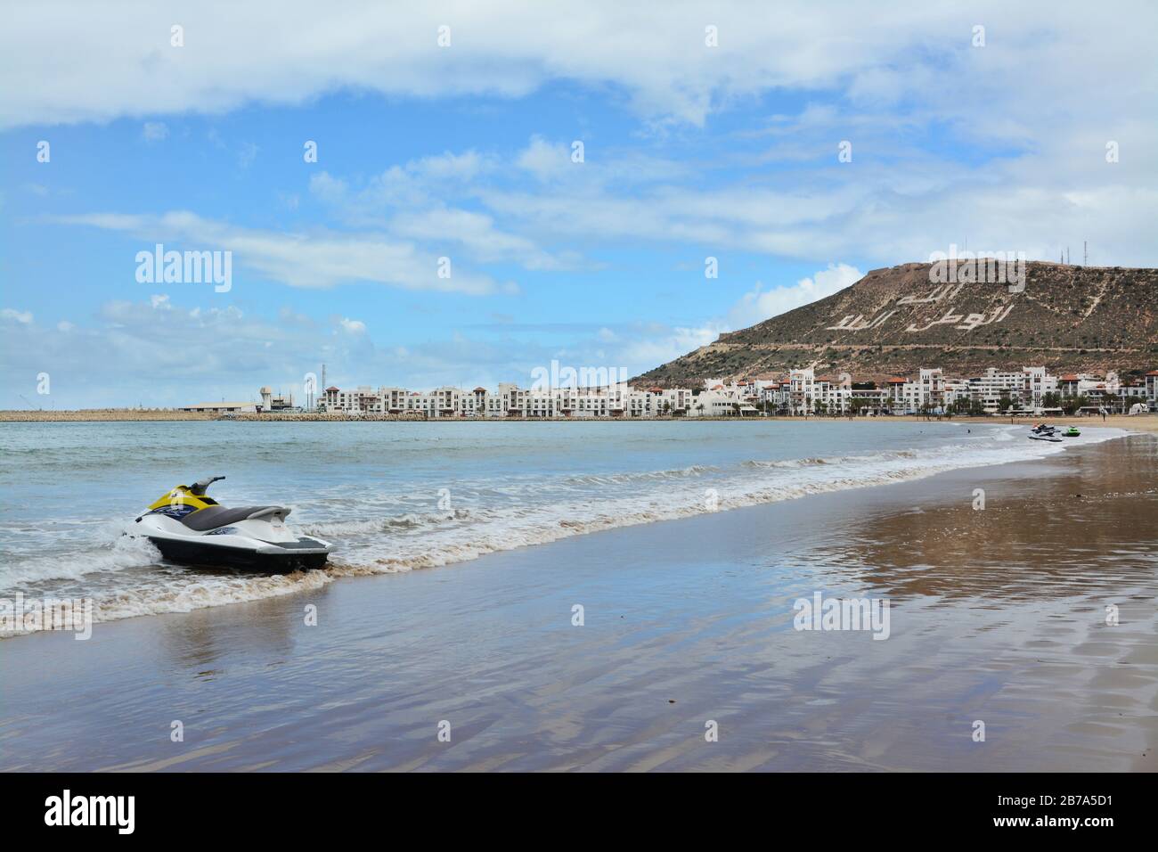 Agadir beach port hi-res stock photography and images - Alamy