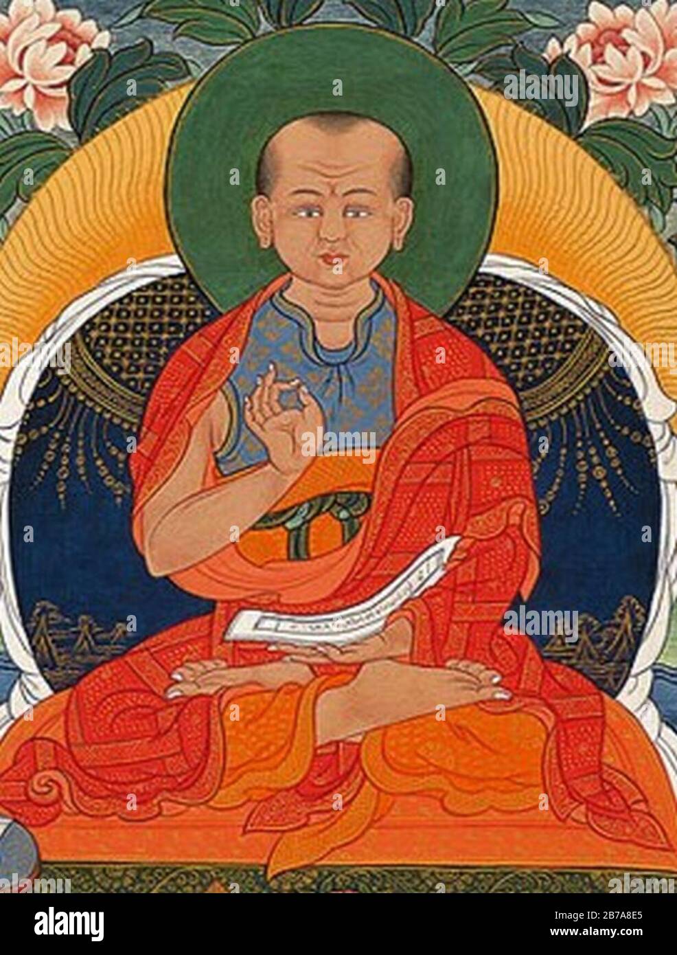 Geshe langri tangpa Stock Photo - Alamy