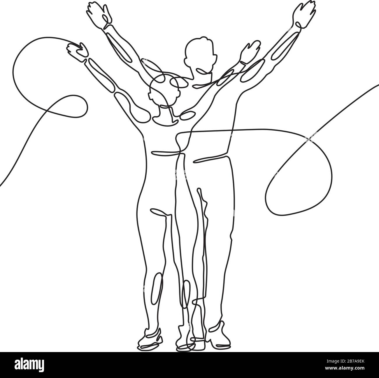 One hand stand Stock Vector Images - Alamy