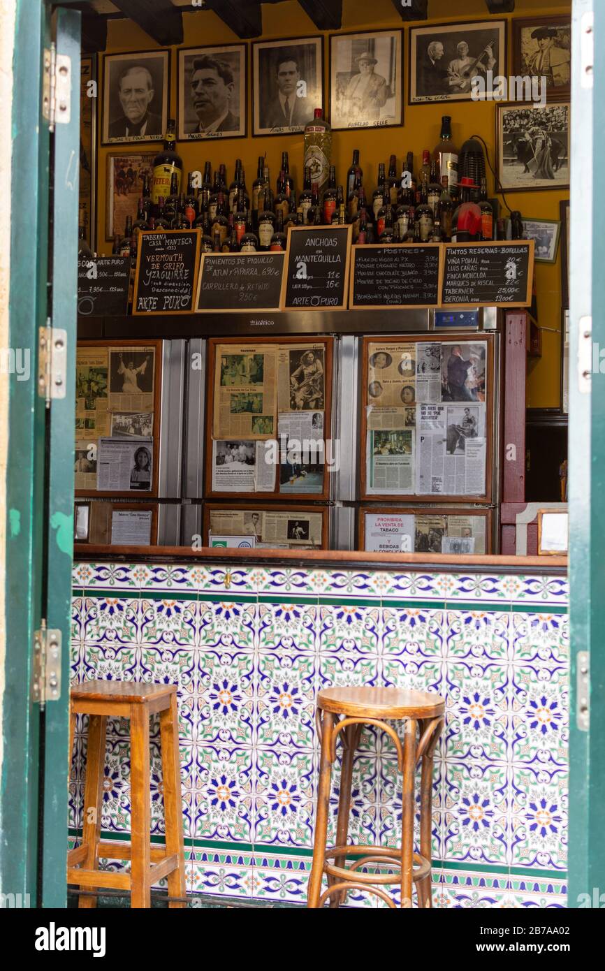 September 2, 2019, Cadiz, Andalusia, Spain, small andalusian sherry ...