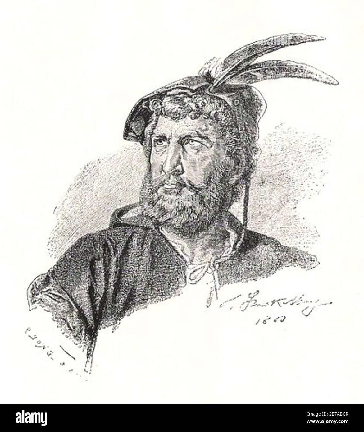 Gessler und Tell crop Stock Photo - Alamy