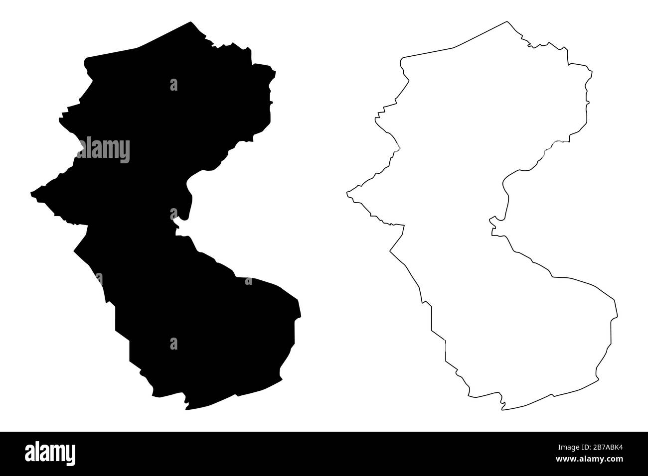 Bottrop map hi-res stock photography and images - Alamy