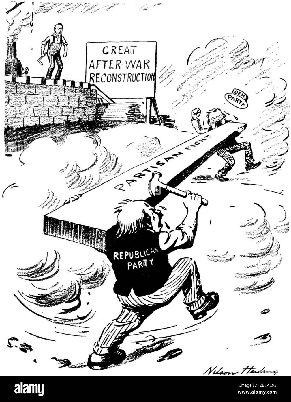 Get to work! (Nelson Harding Stock Photo - Alamy