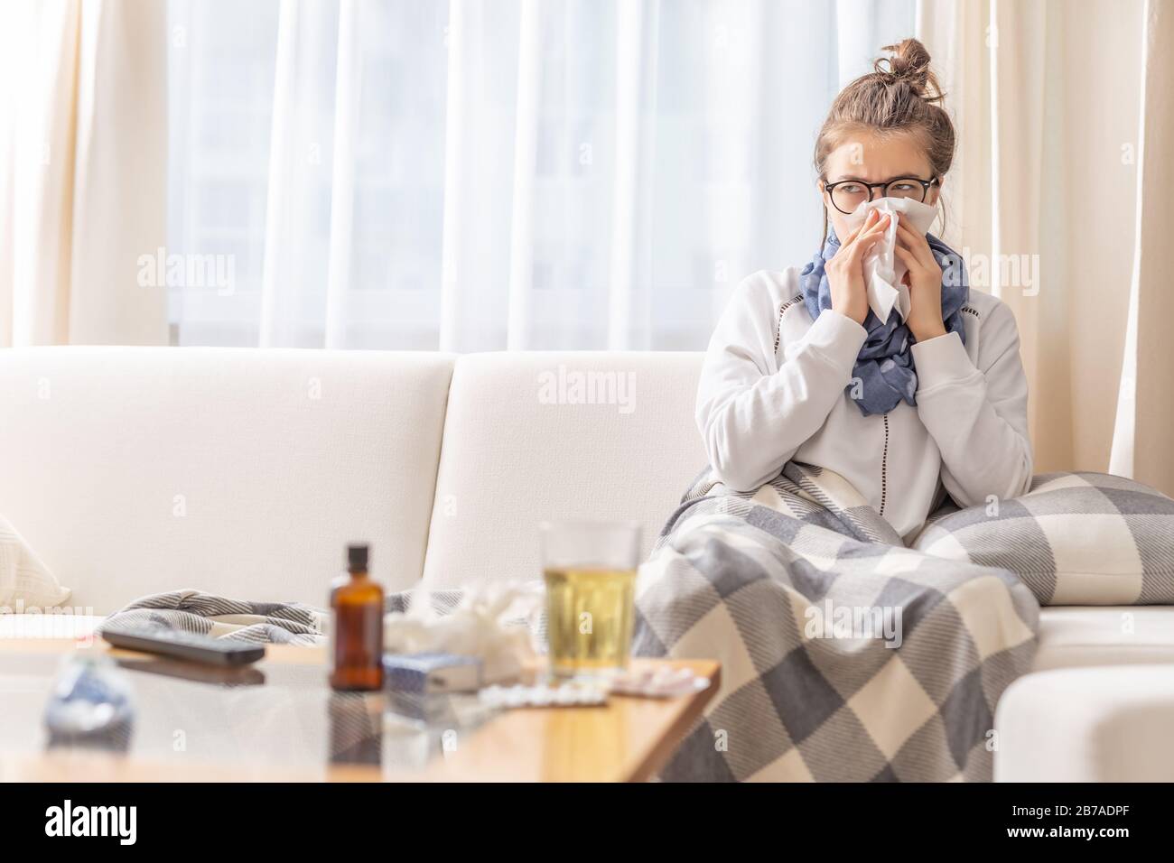 Sniffling High Resolution Stock Photography and Images - Alamy