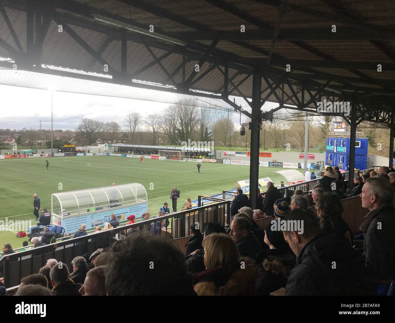 A general view of Borough Sports Ground Stock Photo - Alamy