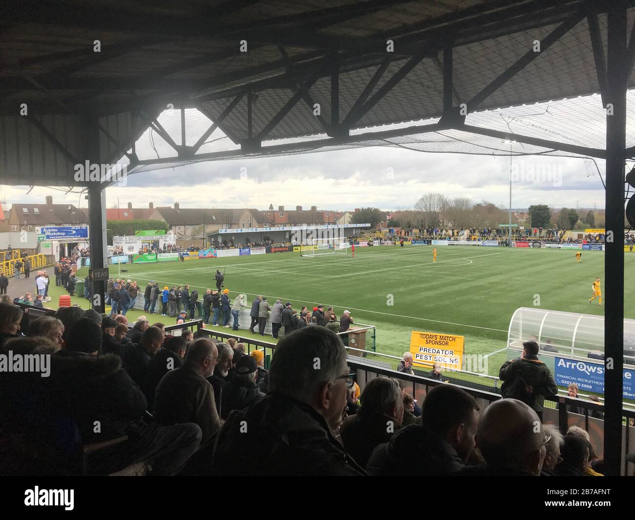 A general view of Borough sports Ground Stock Photo - Alamy